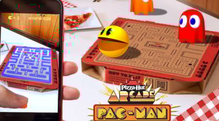 Pizza Hut Arcade: pizza boxes you can play Pac-Man on