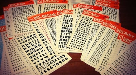 Letraset's legendary transfers | Pixartprinting
