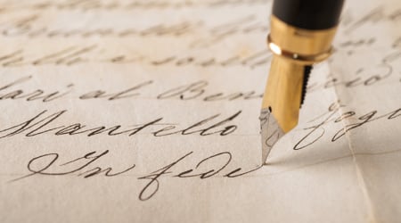 Using cursive online | Pixartprinting